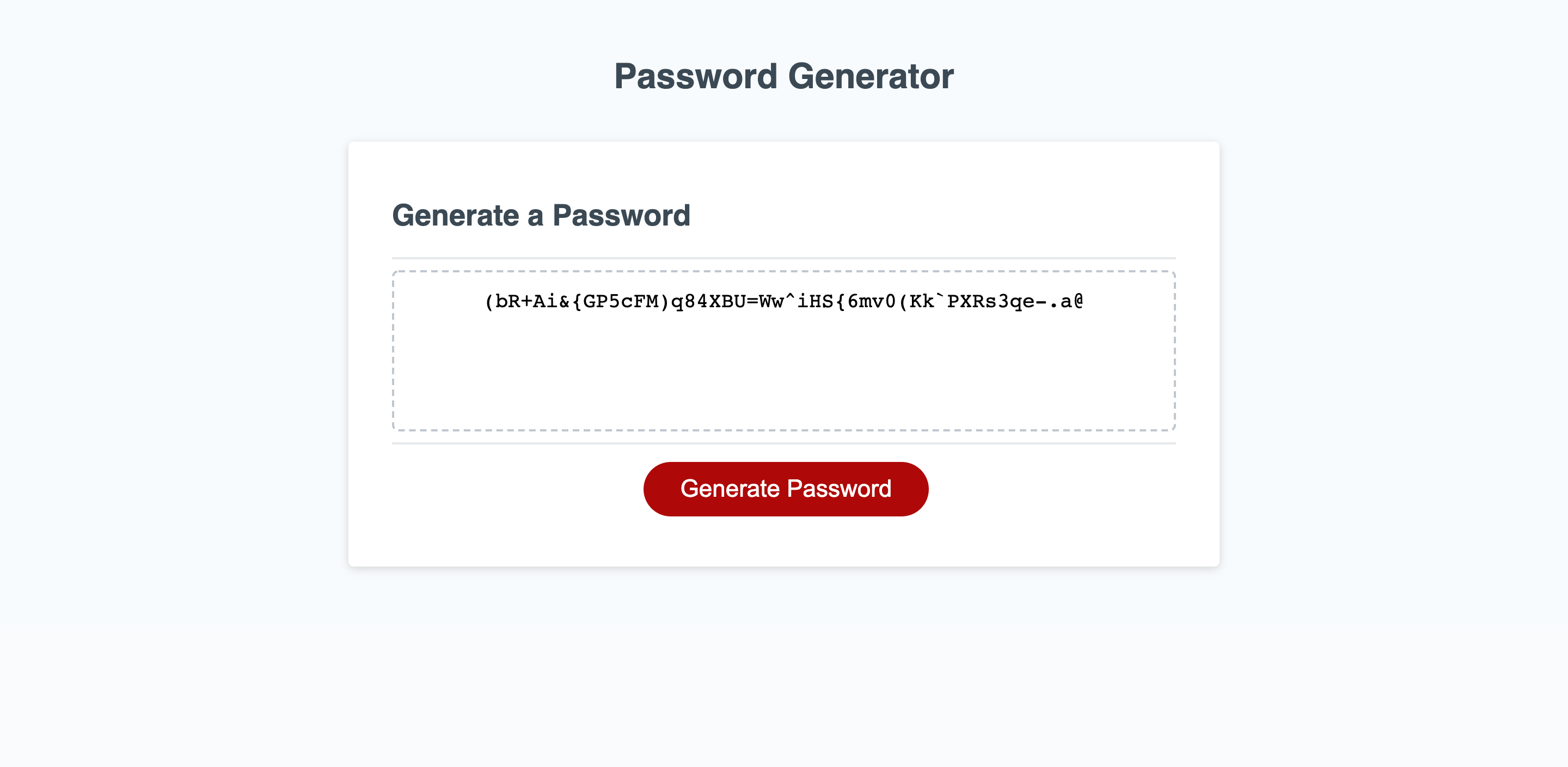 GitHub - DanielArzani/password-generator