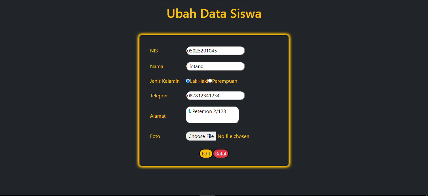 GitHub - mlintang20/pemrograman-web-tugas-8: Repository Tugas Pemrograman Web CRUD PHP + Upload ...