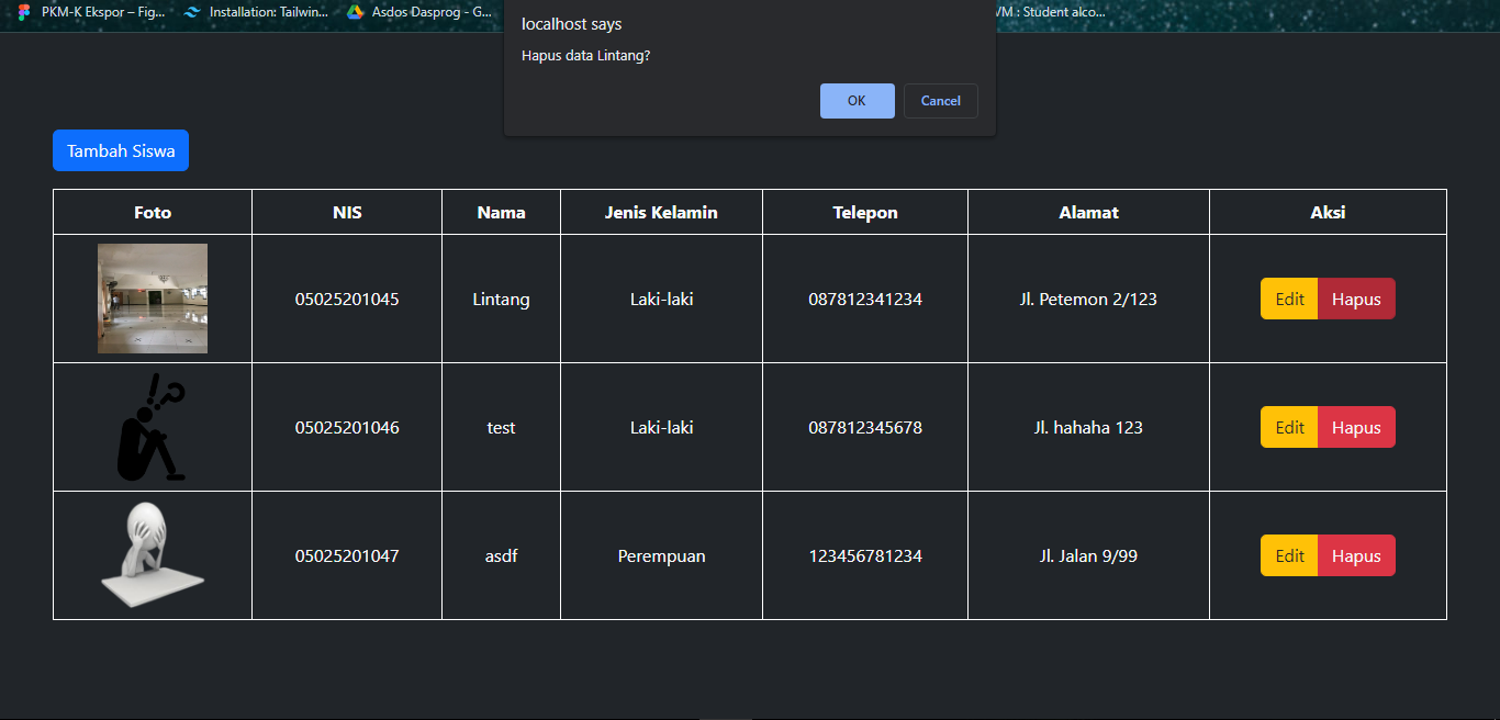 GitHub - mlintang20/pemrograman-web-tugas-8: Repository Tugas Pemrograman Web CRUD PHP + Upload ...