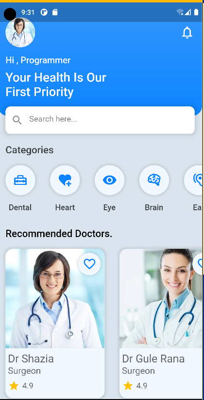 GitHub - Rayat-ullah/Doctor-Ui-App-Flutter