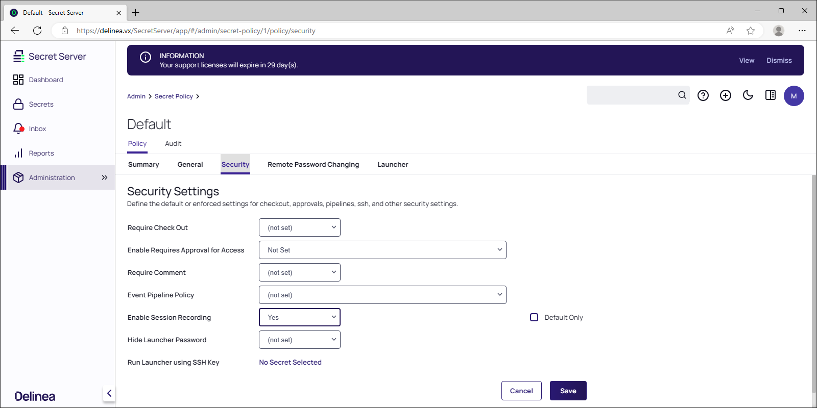 GitHub - joetanx/delinea-secret-server