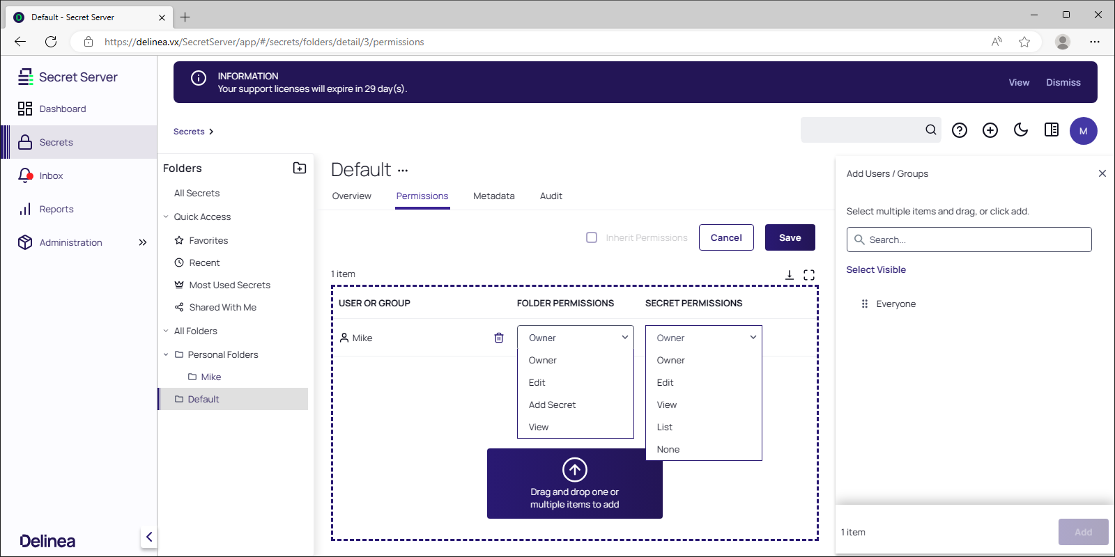 GitHub - joetanx/delinea-secret-server