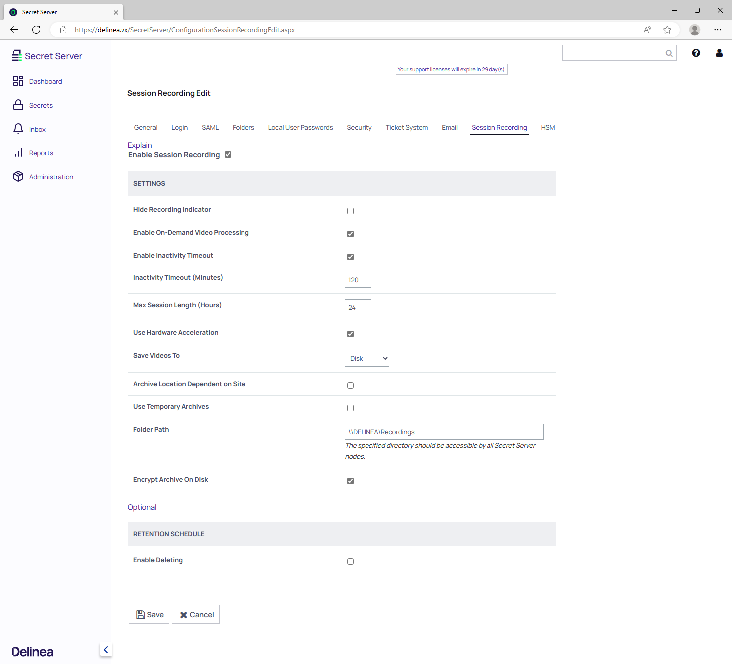 GitHub - joetanx/delinea-secret-server