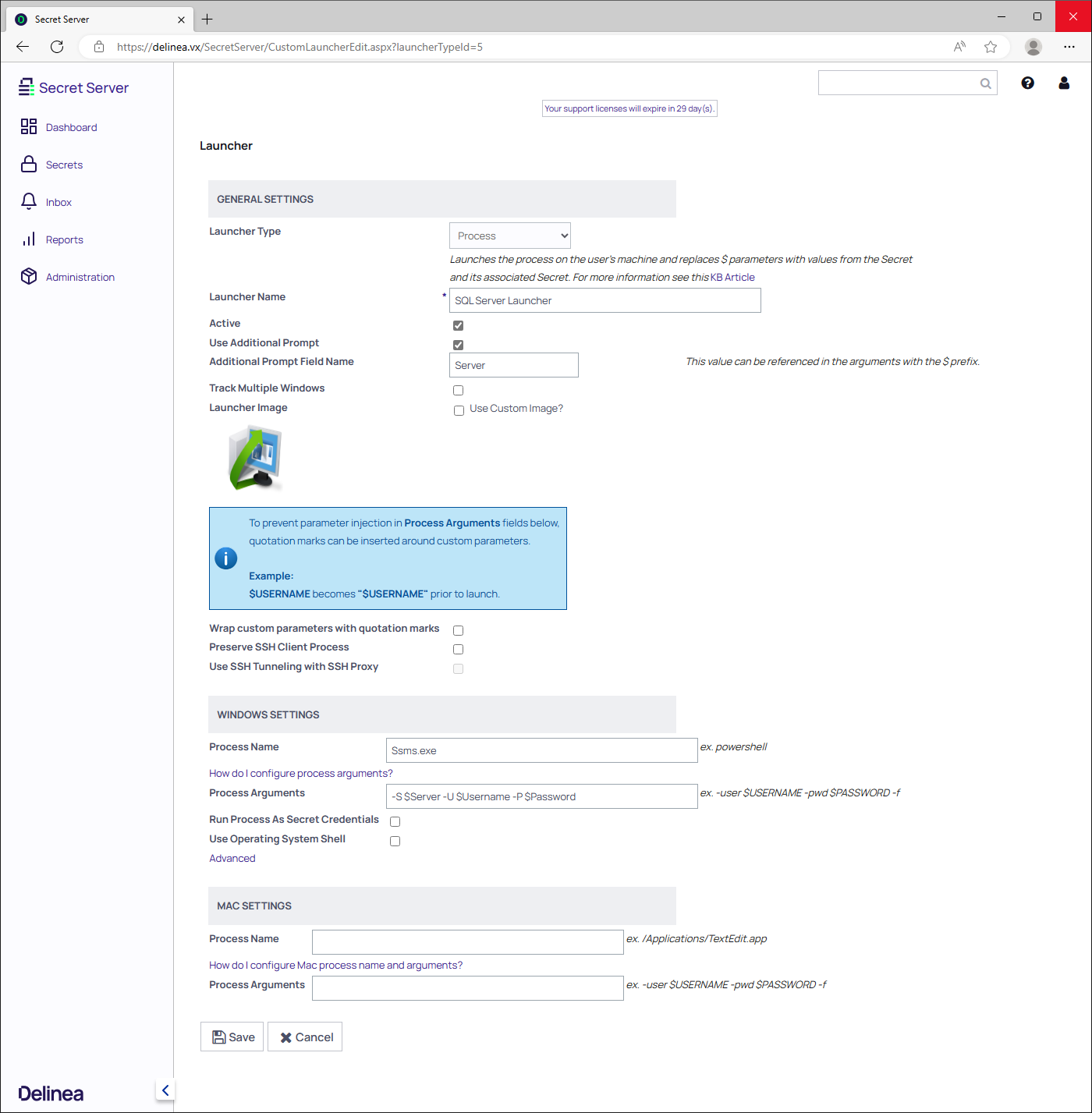 GitHub - joetanx/delinea-secret-server
