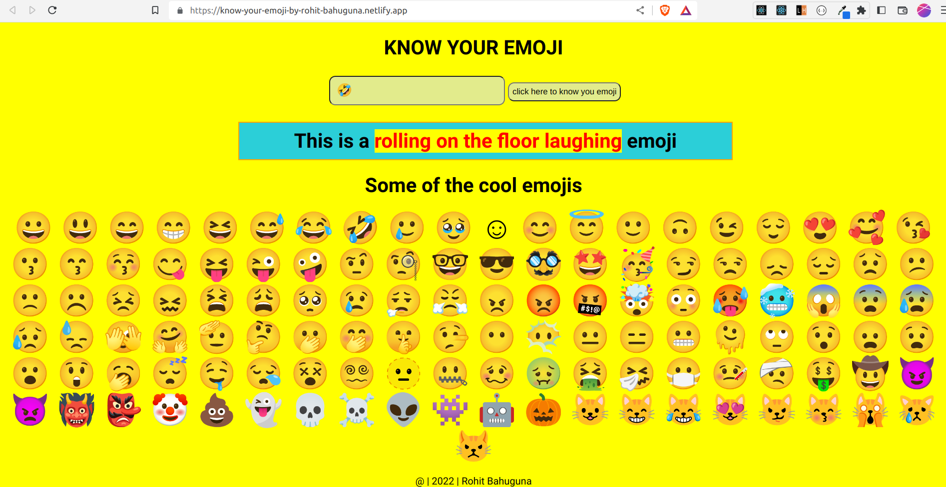 GitHub - rohit-bahuguna/KNOW-YOUR-EMOJI