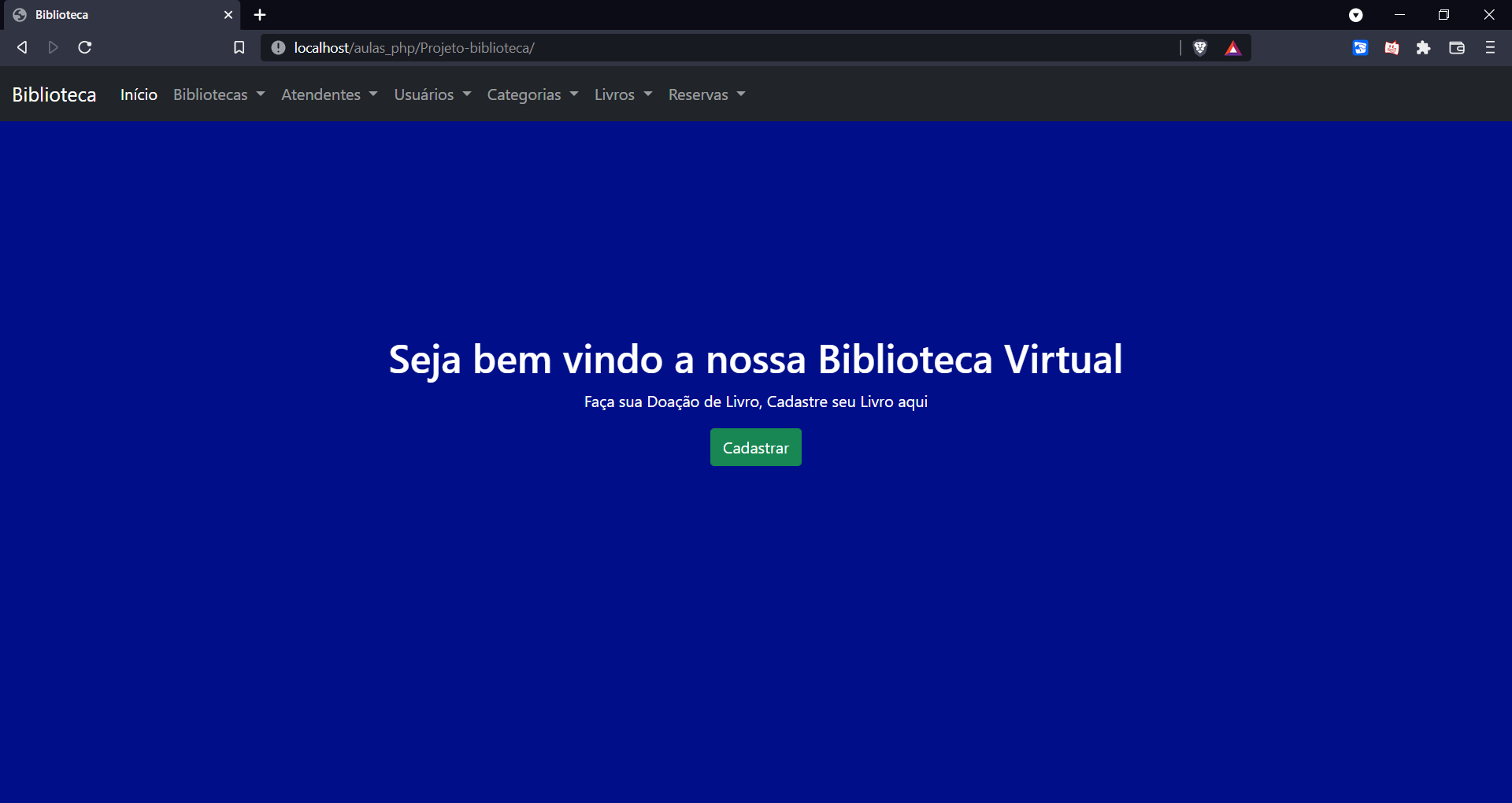 GitHub - Guilhermeksksk/Biblioteca: Sistema de uma biblioteca, com CRUD completo