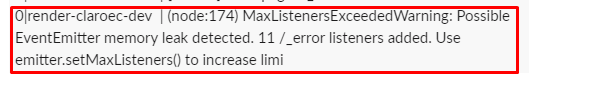 Possible Eventemitter Memory Leak Detected · Issue 133 · Kingsora 