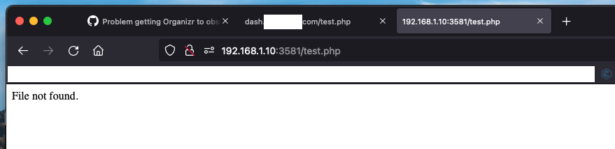 Problem getting Organizr to observe me being out of network, uses local URLs. · Issue #1836 ...