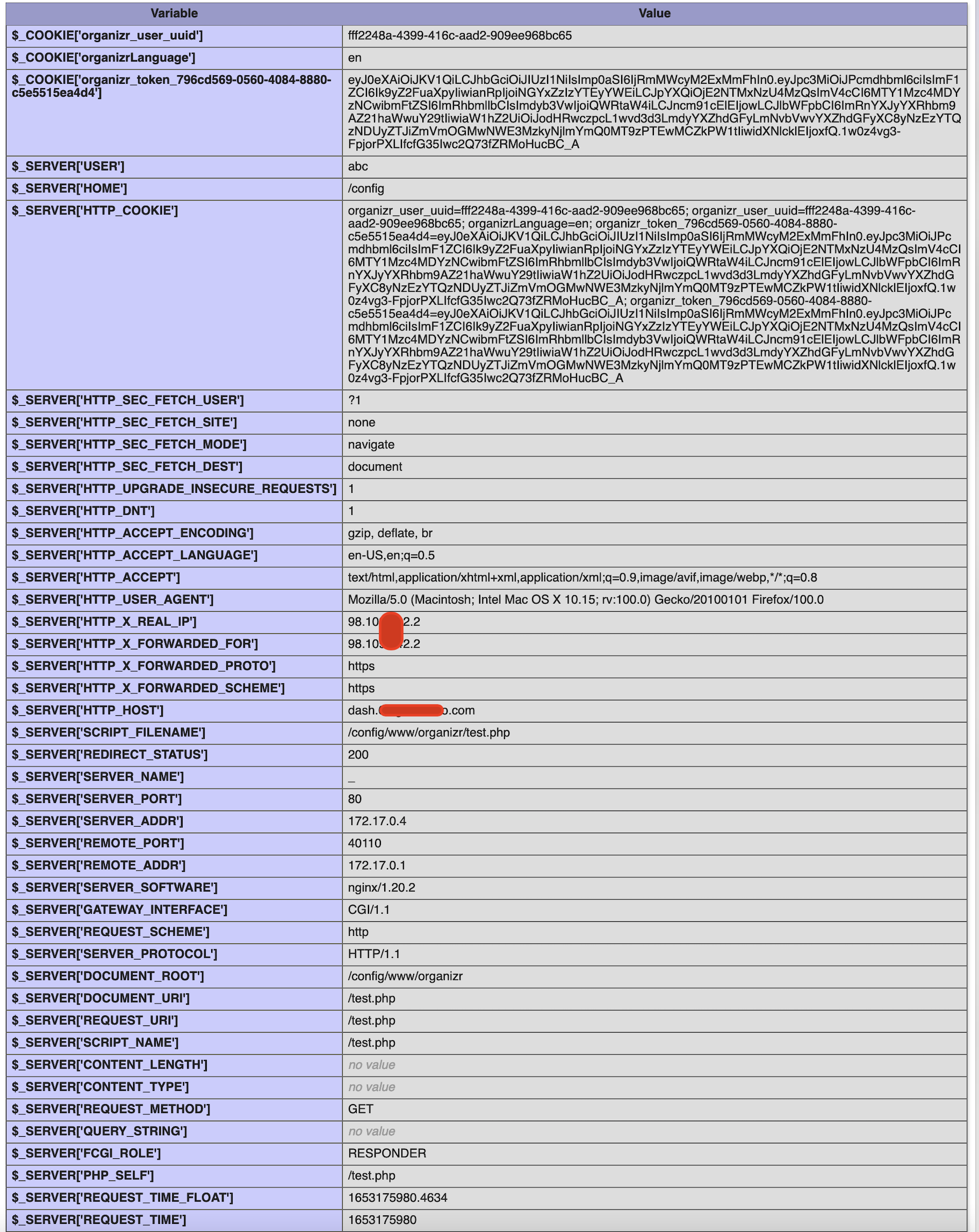 Problem getting Organizr to observe me being out of network, uses local URLs. · Issue #1836 ...