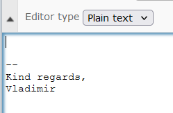 Broken formatting when switching editor from plaintext to HTML · Issue #8215 · roundcube ...