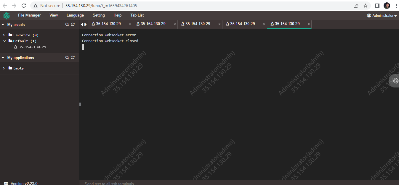 Unable to access the assets using SSH · Issue #8692 · jumpserver/jumpserver · GitHub