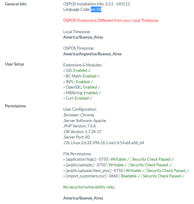 Timezone is the same, help · Issue #3330 · opensourcepos/opensourcepos · GitHub