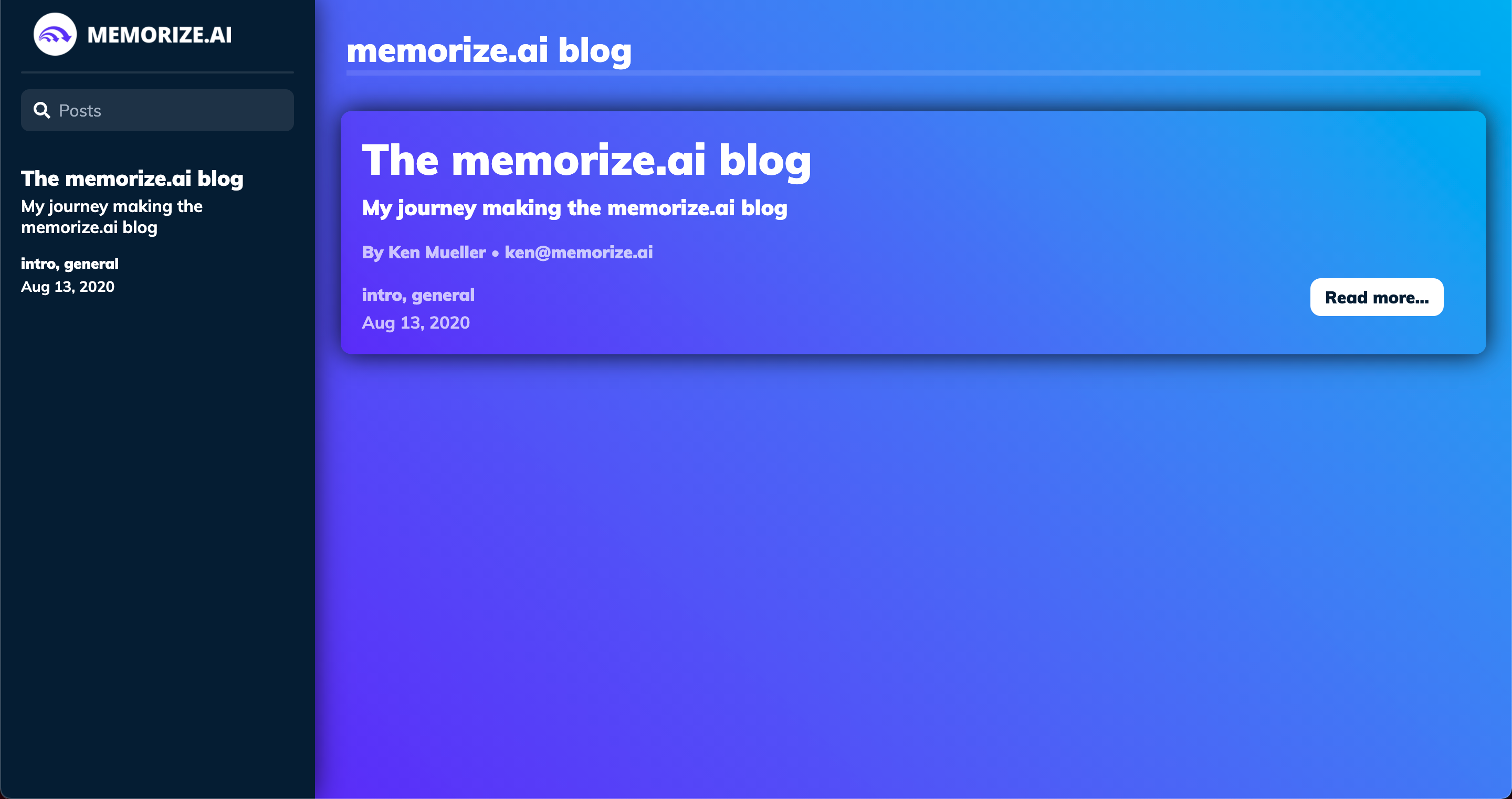 redesign of blog post preview and header by aditya1rawat · Pull Request #1 · memorize-ai/blog ...