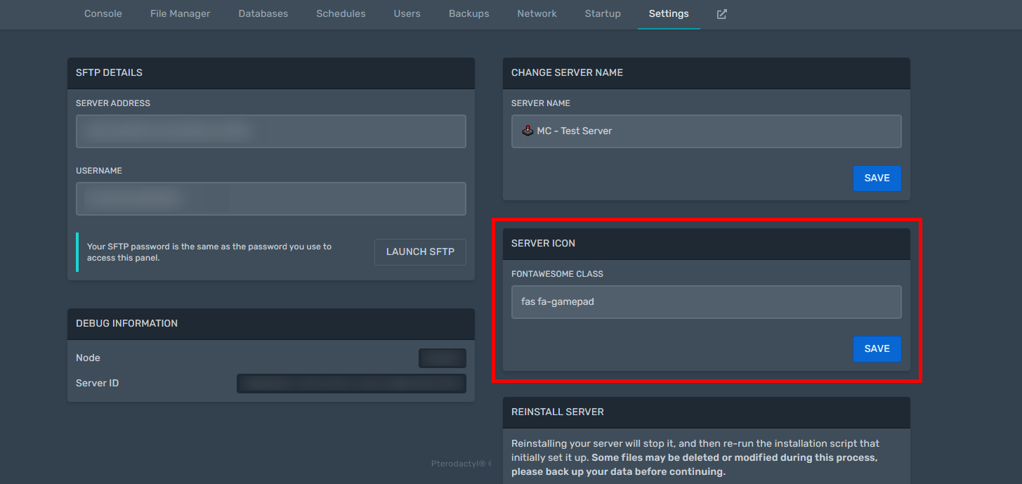 Server logo customization in home page list · Issue #4139 · pterodactyl/panel · GitHub