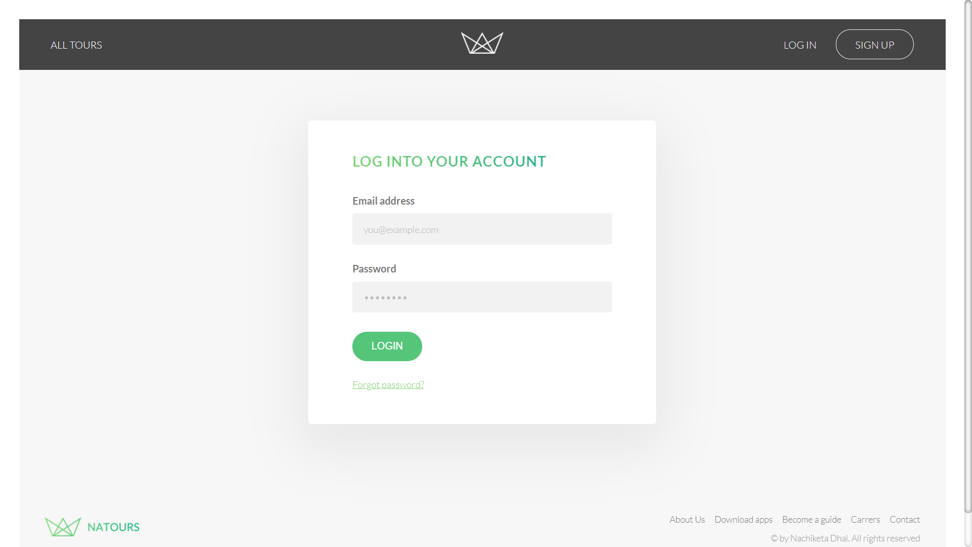 GitHub - suvm-sharma/Natours