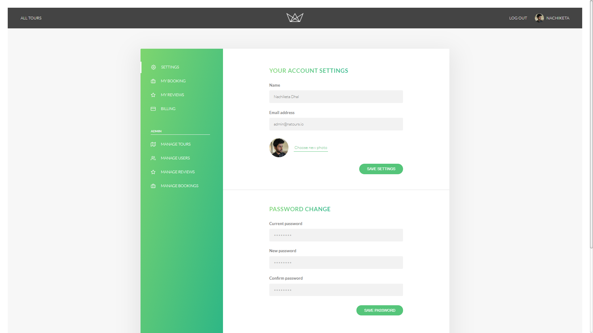 GitHub - suvm-sharma/Natours