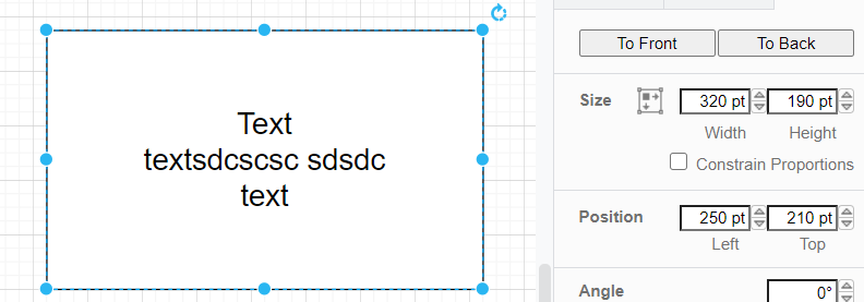 The "Autosize" command does not work in horizontal direction; the ...