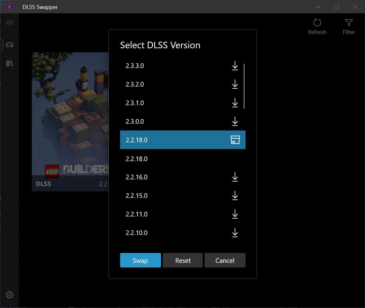 [BUG] DLSS Swapper can't tell between imported and downloaded DLSS record · Issue #59 ...
