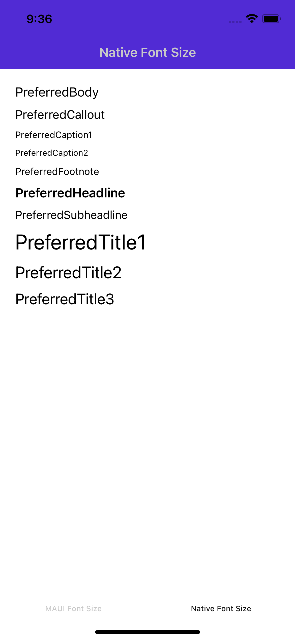 Label with FontSize="Header" is enormous on Android and tiny on iOS · Issue #7428 · dotnet/maui ...