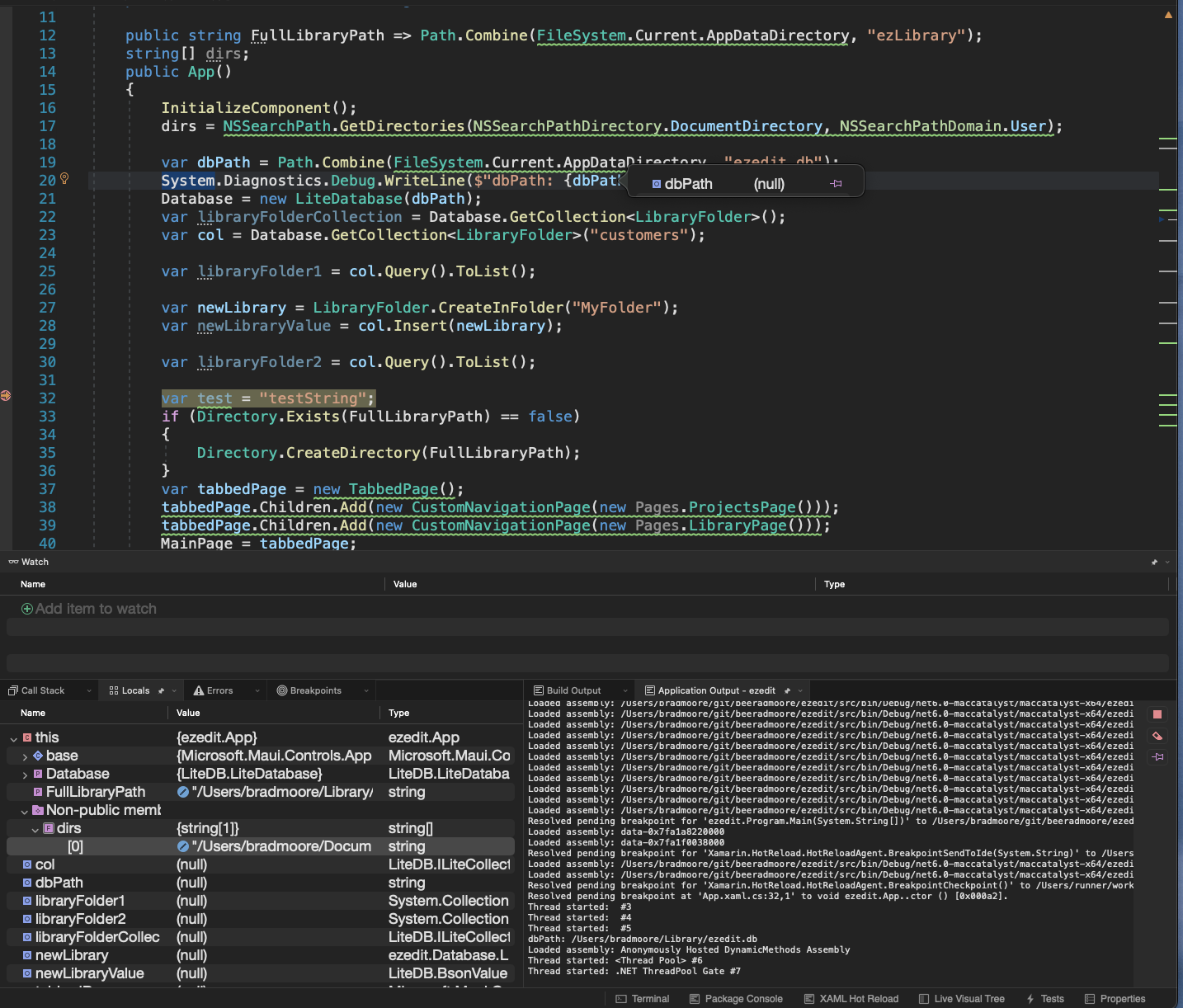 Debugger not debugging some variables correctly · Issue #7009 · dotnet/maui · GitHub