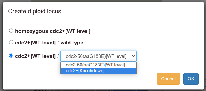 Can't create certain diploids · Issue #2701 · pombase/canto · GitHub