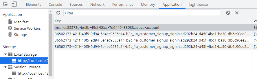 Allow MSAL Browser temporary cache storage location to be configurable ...