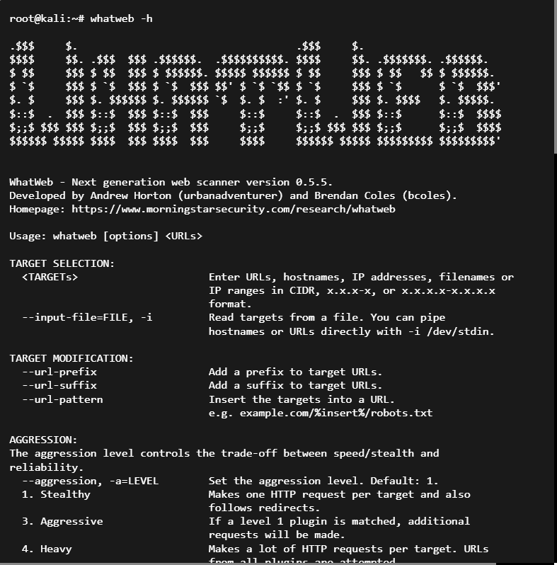 GitHub - GodBryan/WhatWeb-Usage-Example