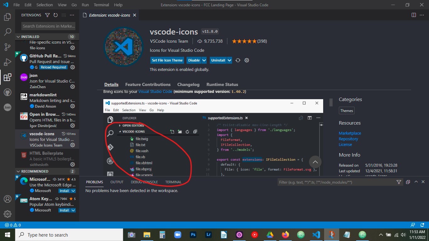 Icons not showing up · Issue #139480 · microsoft/vscode · GitHub