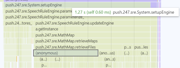 Performance issue with setupEngine · Issue #329 · Speech-Rule-Engine/speech-rule-engine · GitHub