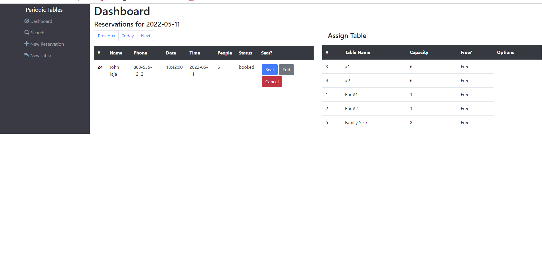GitHub - maryjohnben/restaurant-reservation-app: Starter for capstone ...