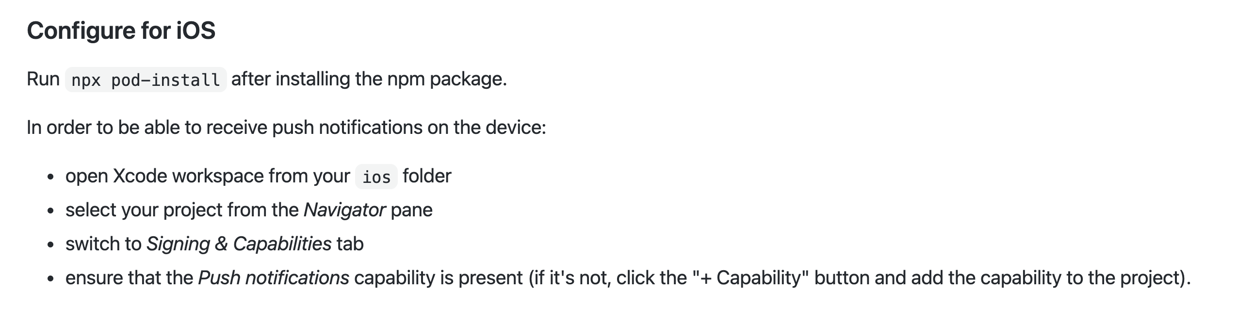 Notifications on bare (ejected) app appear to be broken on iOS · Issue #11506 · expo/expo · GitHub