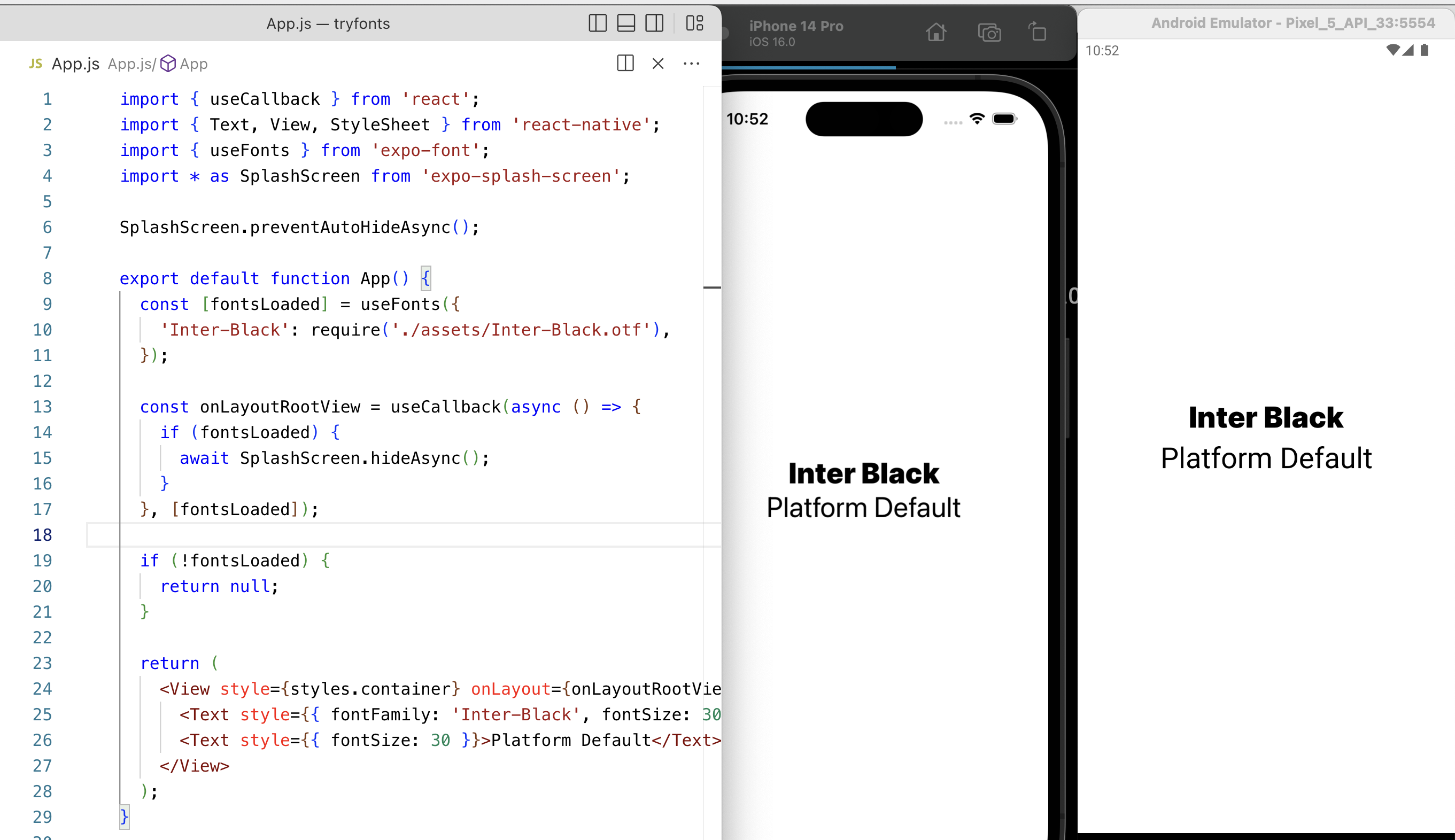 Expo Font 10 2 1 Fonts Not Loaded · Issue 19266 · Expo Expo · Github
