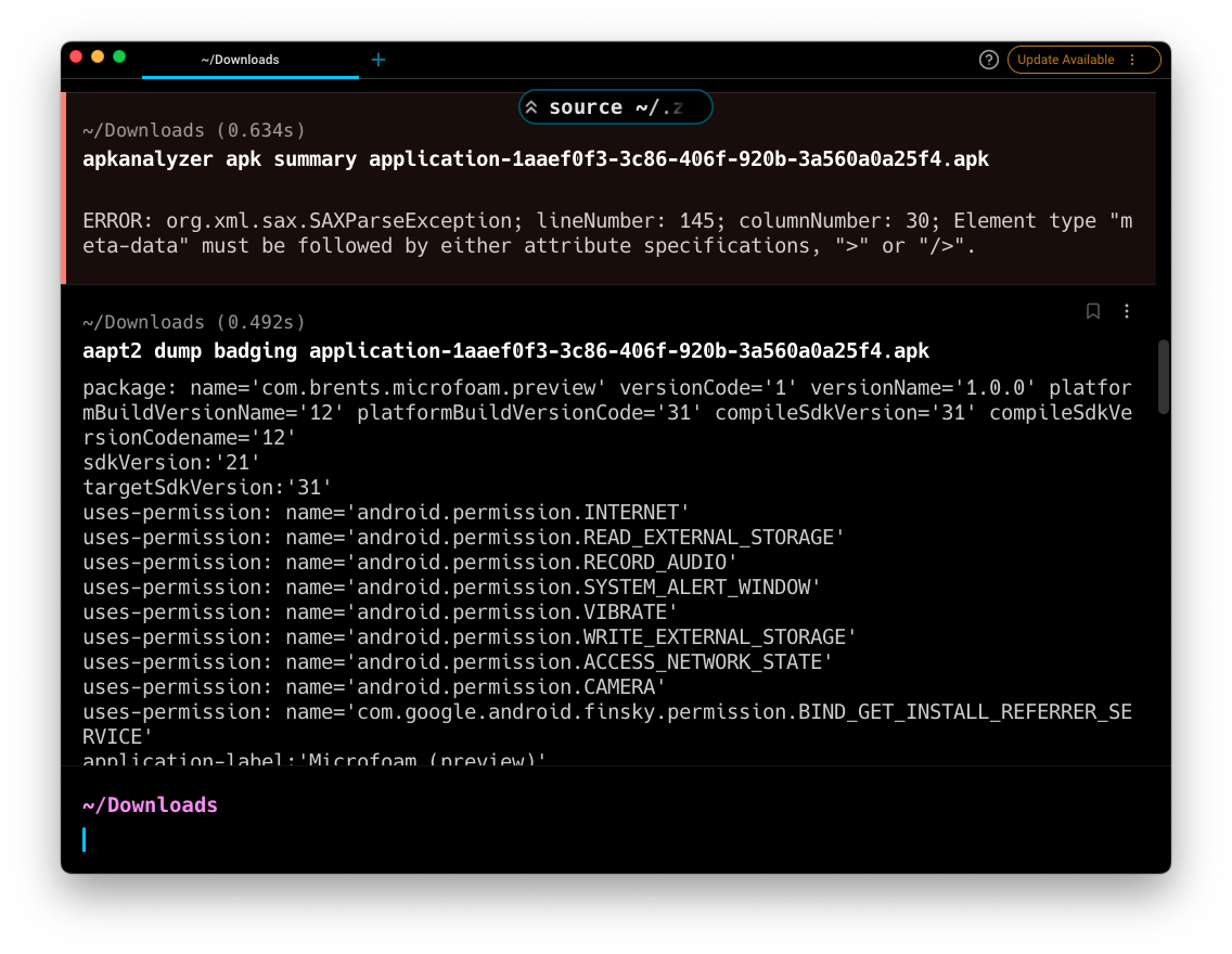 EAS build is generating an invalid android manifest file because of expo-channel-name set ...