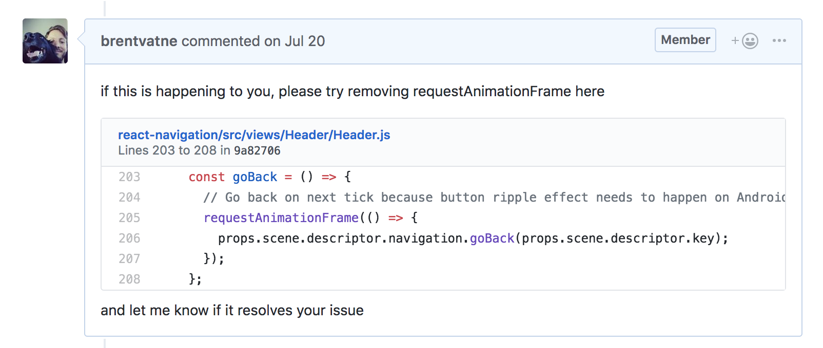 Back button performance issues when using remote js debugging · Issue #3509 · react-navigation ...