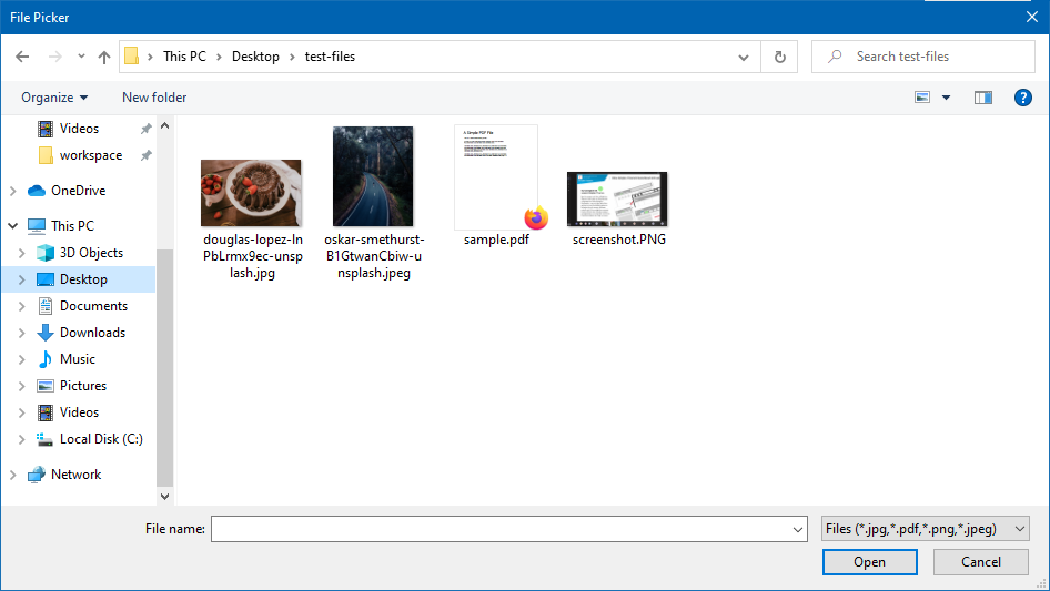 File extension filter not enforced on Windows · Issue #871 ...