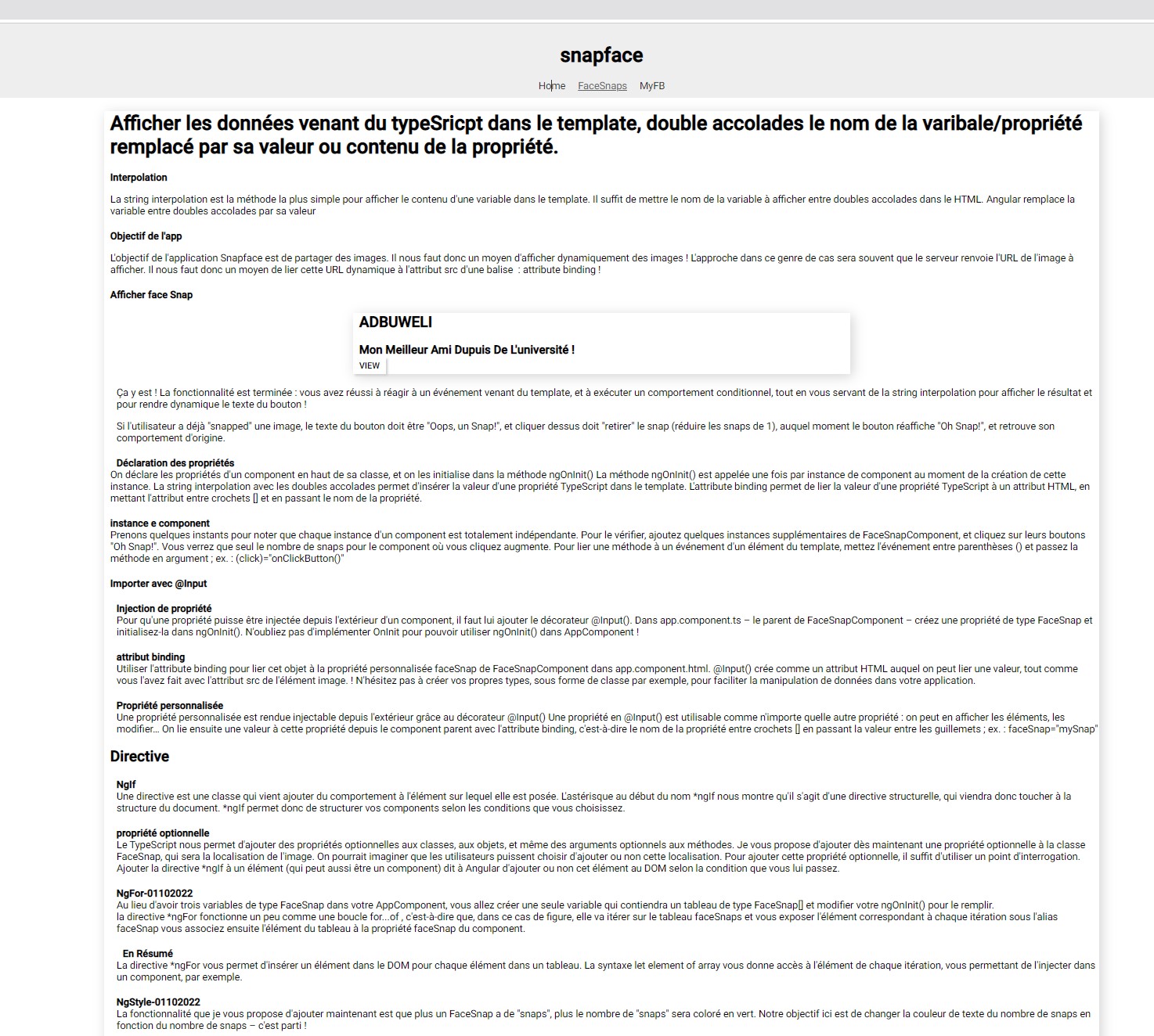 GitHub - Subhi-DaJava/Debuter-Angular-SPA-SnapFace