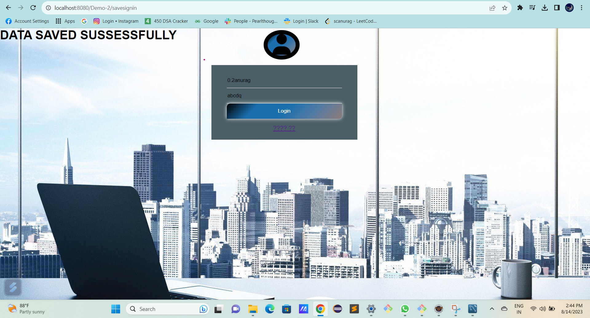 GitHub - scanurag/LoginPage: Creating an Login Page form using JSP, Eclipse, Apache Tomcat-9.0 ...