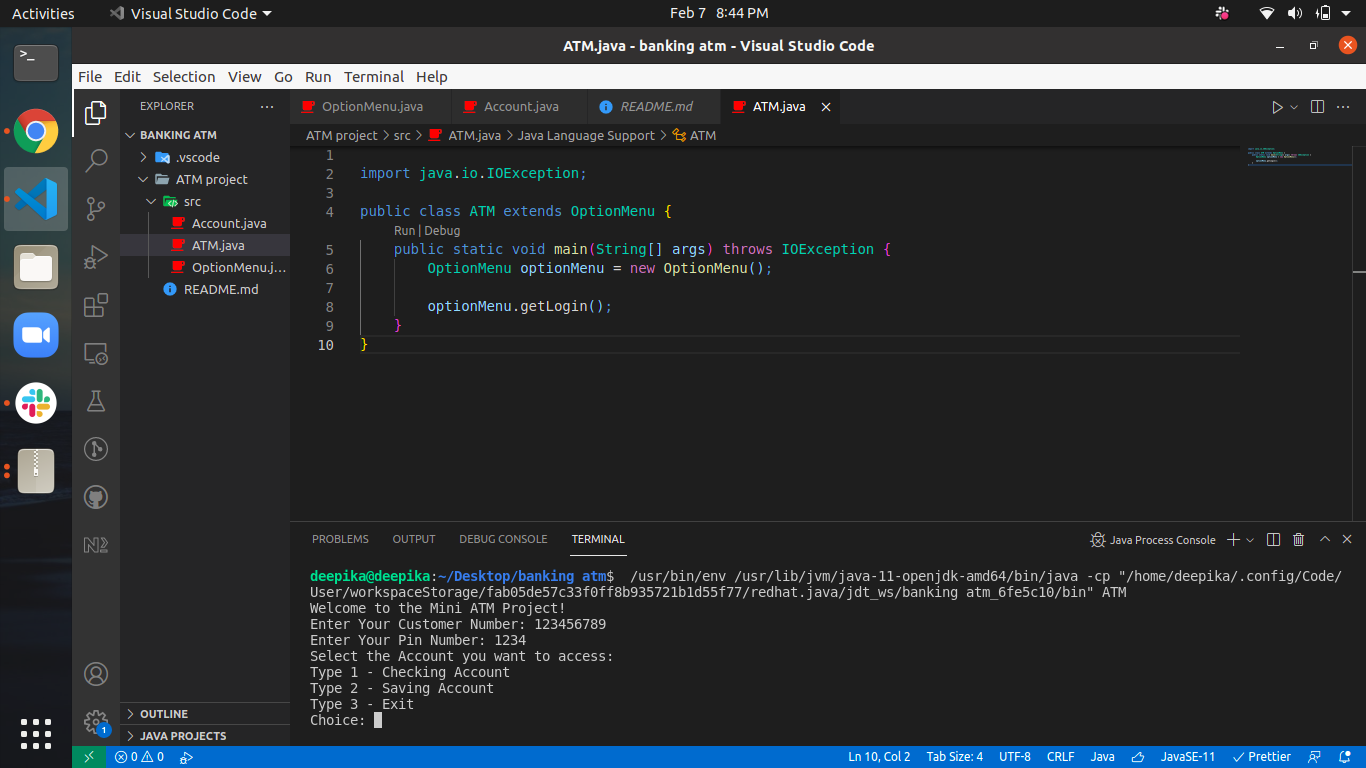 GitHub - deepika6232/ATM-system