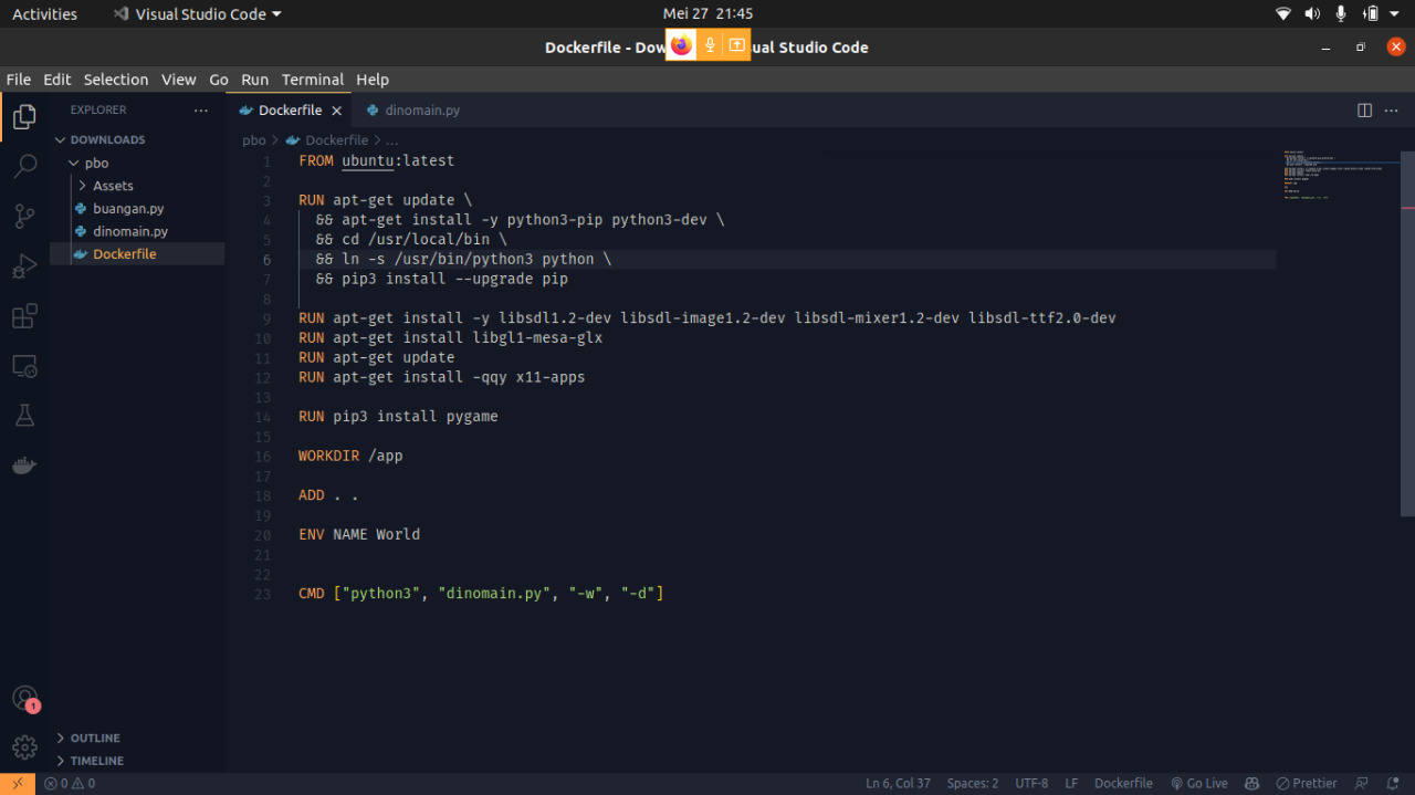 GitHub - Oloan03/Docker-and-Pygame: Menjalankan program python dengan menggunakan docker pada ...