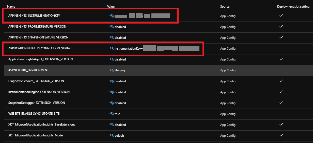 Azure "App Configuration" not respected · Issue #1684 · microsoft ...