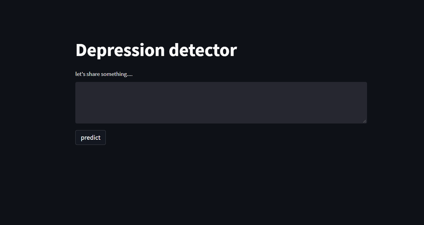 GitHub - AggarwalRohit2106/depression_detector: This project is based ...