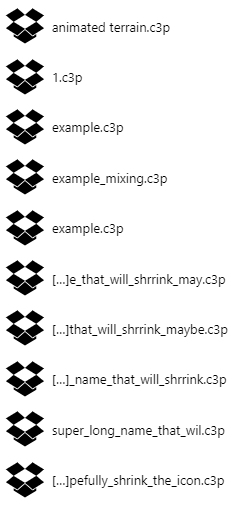 Open recent project - folder icons are misleading · Issue #2223 · Scirra/Construct-bugs · GitHub