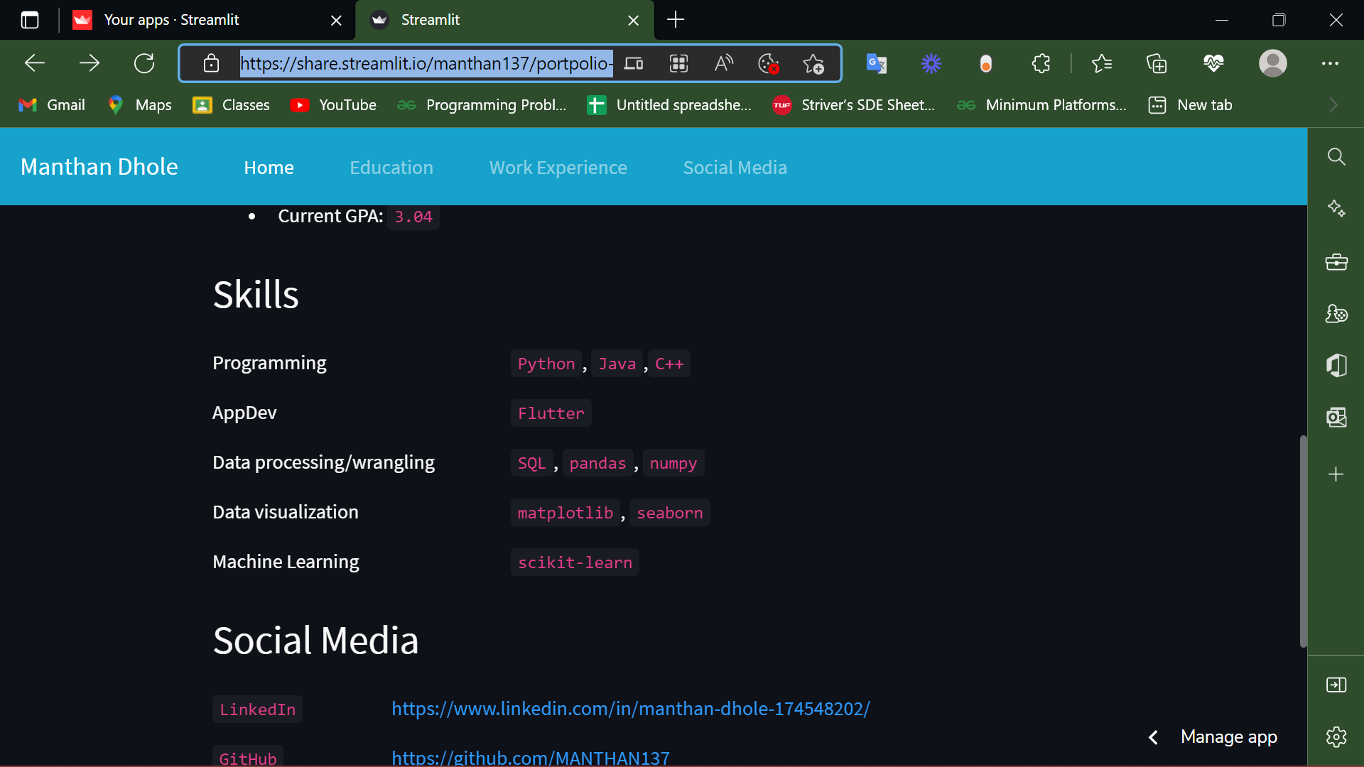GitHub - MANTHAN137/PortPolio-StreamLit_Python