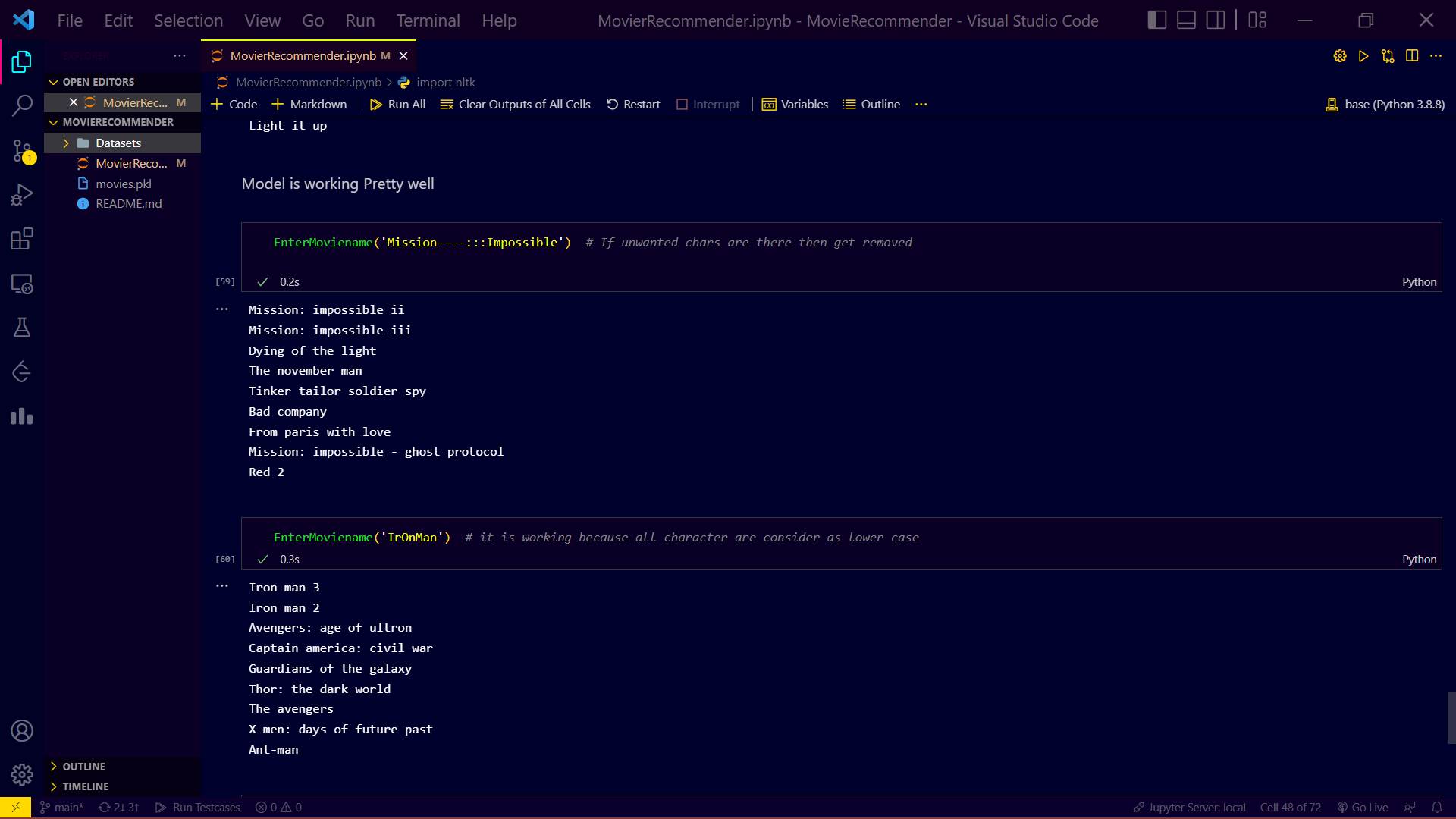 GitHub - MANTHAN137/MovieRecommender_ML_model