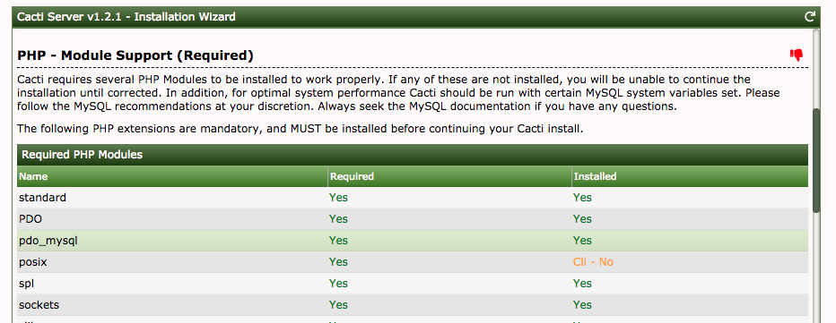 Php Versionenvironment Checks Should Be Performed Against Cli And Web · Issue 2315 · Cacti 