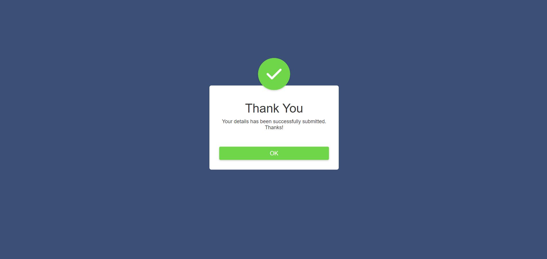 GitHub - shariar99/popup-submit-message