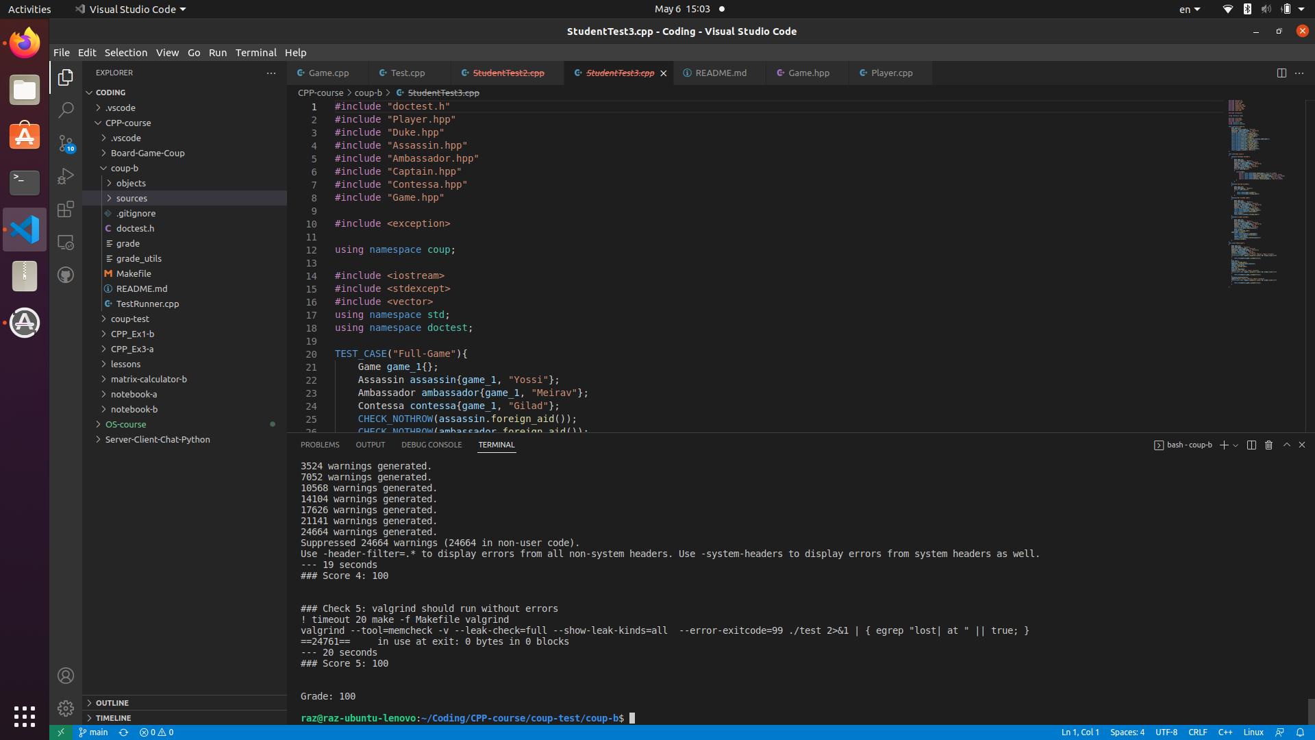 GitHub - RazGavrieli/coup-b