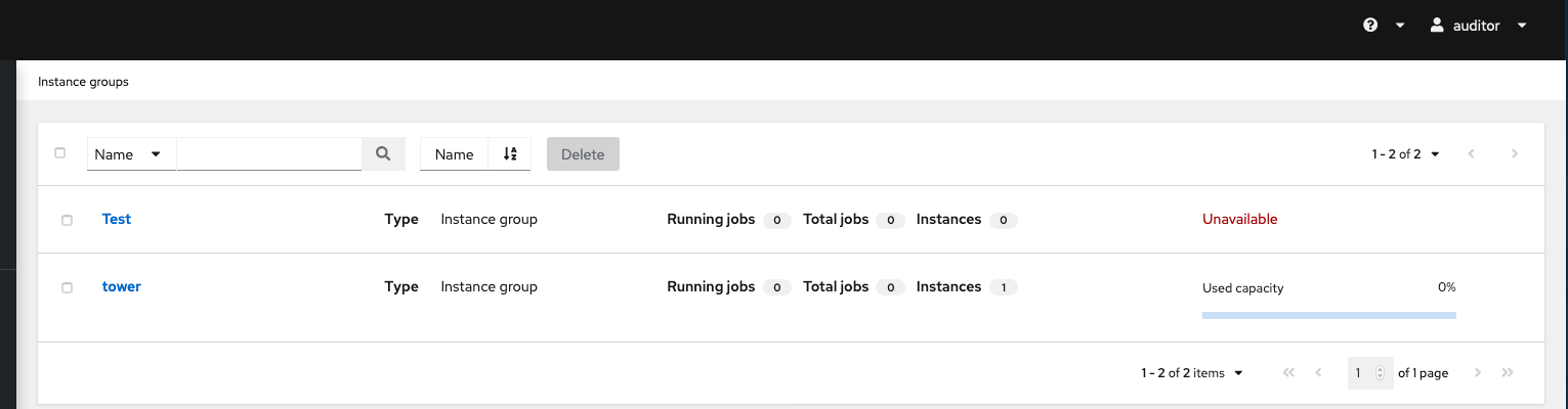 Auditors cannot view Instance Groups in UI · Issue #9036 · ansible/awx · GitHub