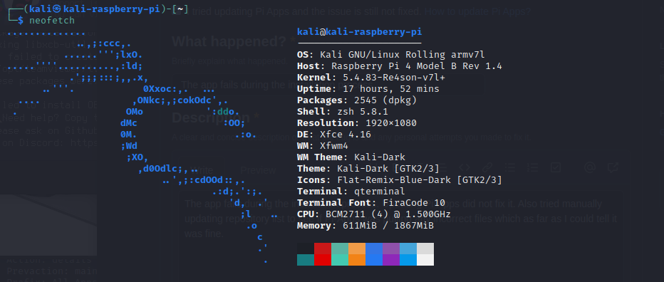 OBS Studio fails to install on Kali Linux 2022-1 via Pi-Apps · Issue #1505 · Botspot/pi-apps ...