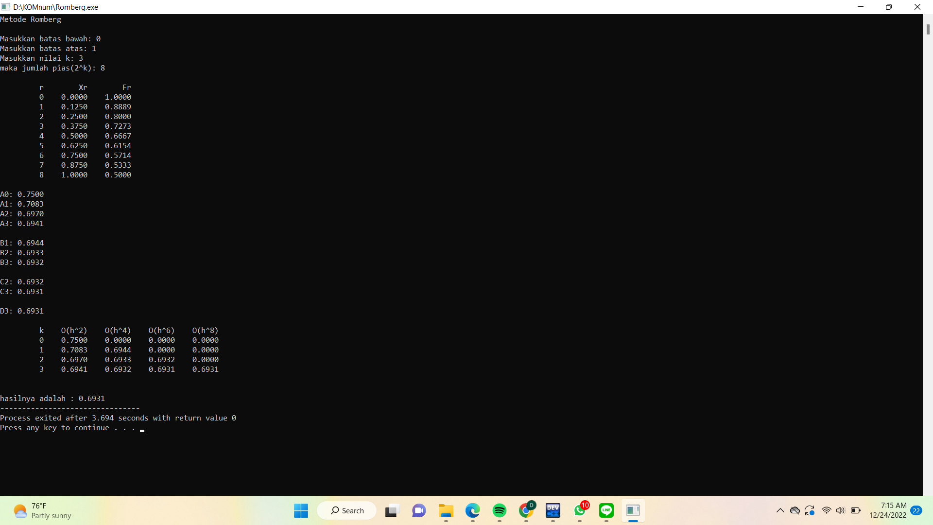 GitHub - lalaladi/P2_Komnum_E4: Metode Romberg